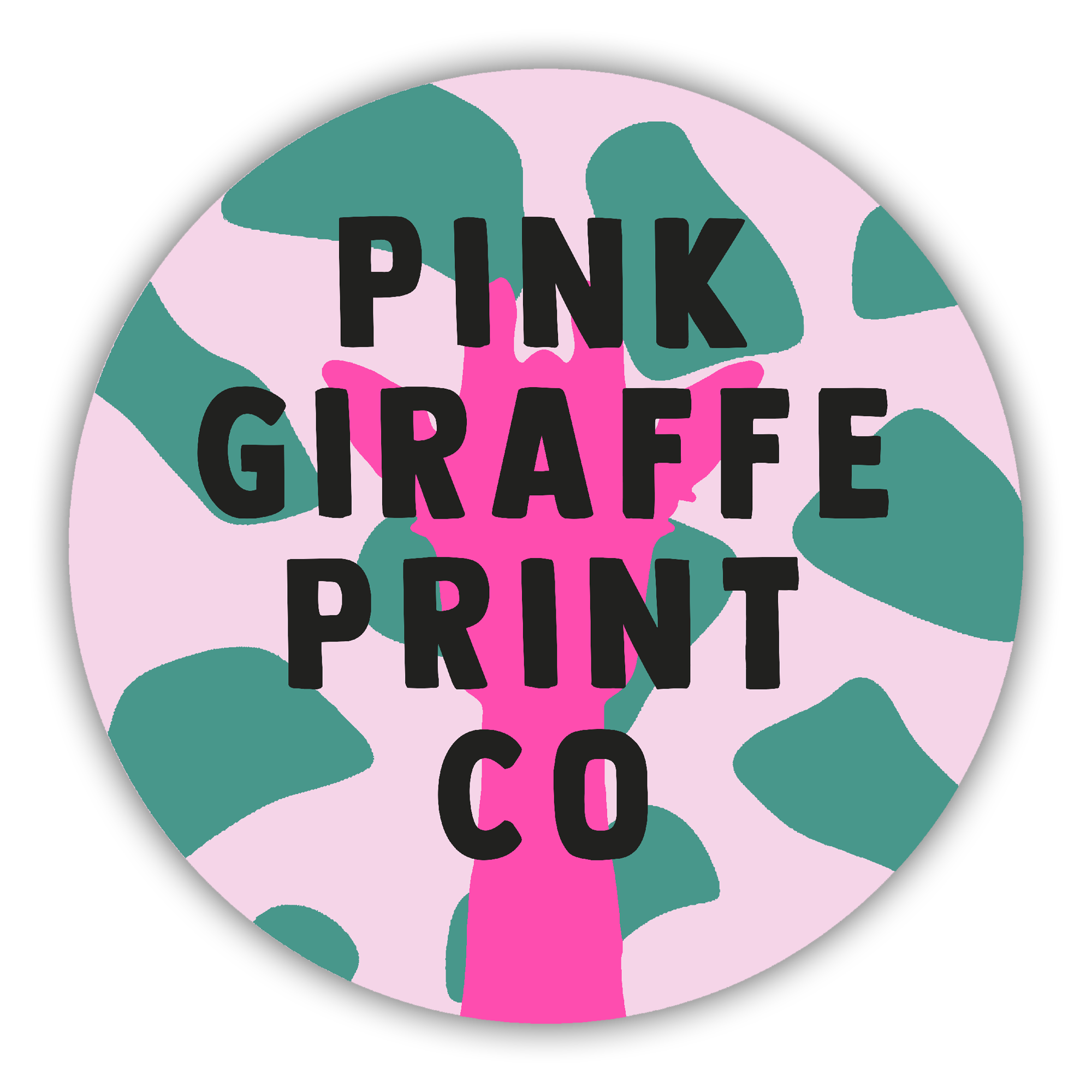 Pink Giraffe Print Co | Wall Art For Your Home